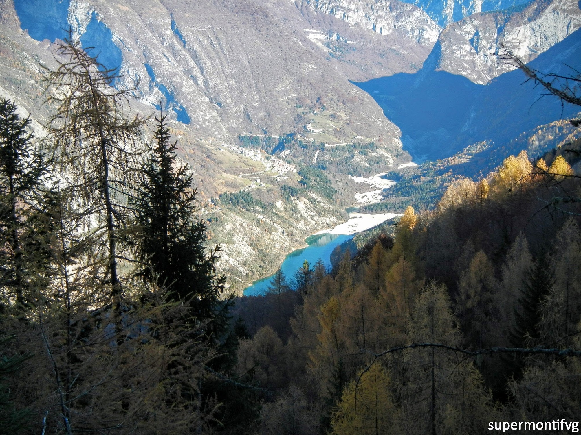 MONTE TOC dalla DIGA del VAJONT – SUPERMONTIFVG