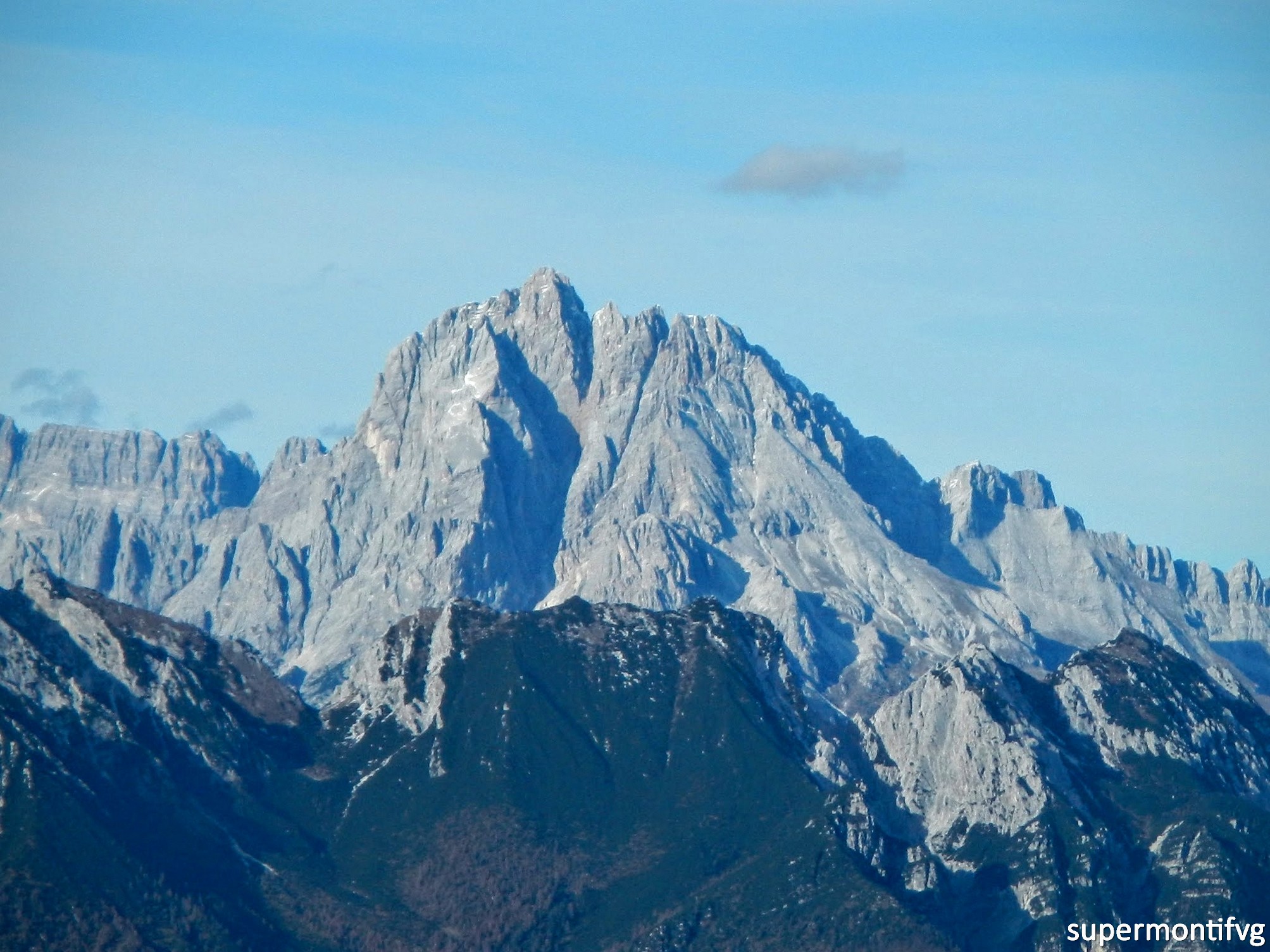 MONTE TOC dalla DIGA del VAJONT – SUPERMONTIFVG