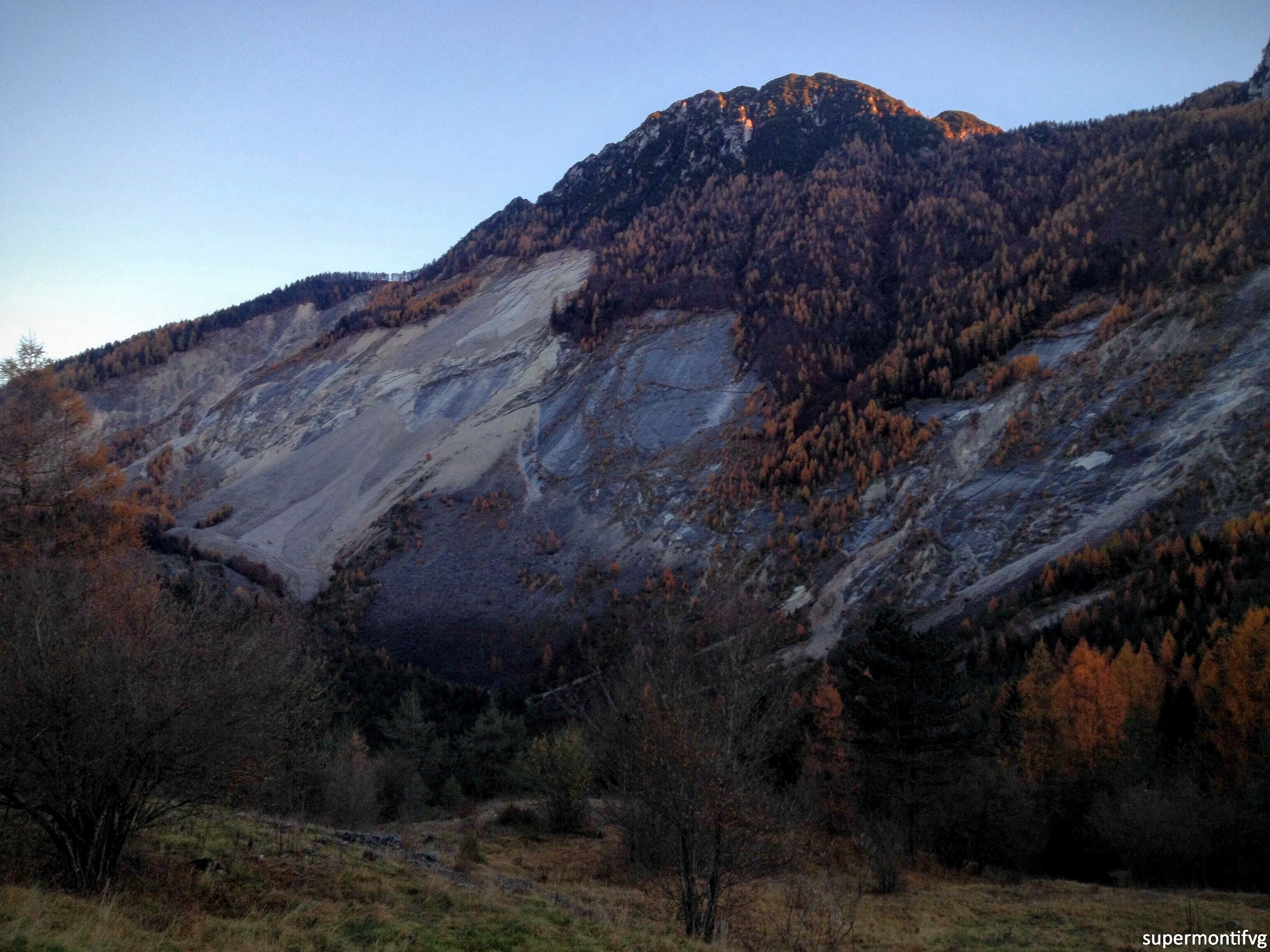 MONTE TOC dalla DIGA del VAJONT – SUPERMONTIFVG