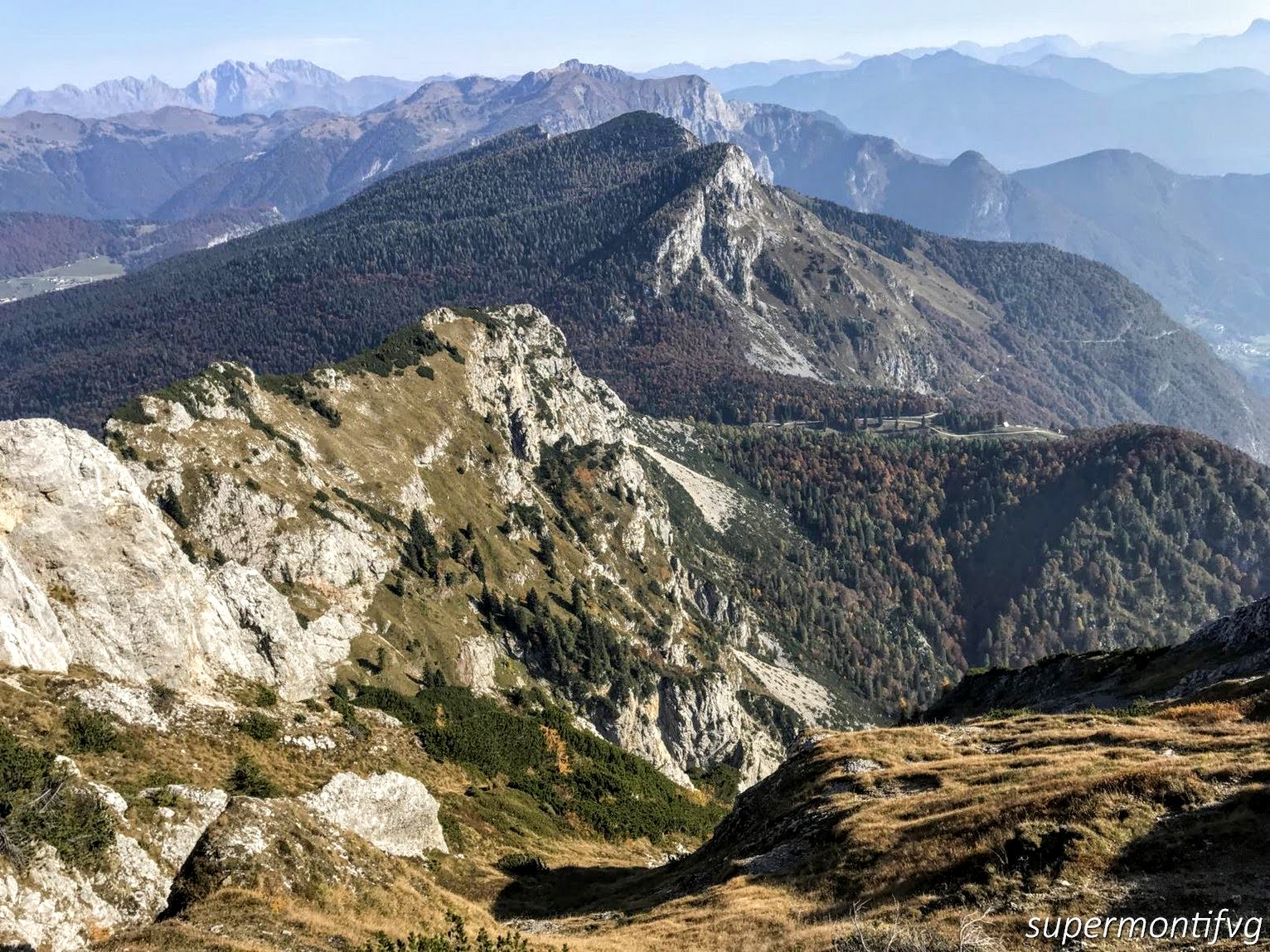 MONTE TINISA DALLA STRADA PER PASSO PURA – SUPERMONTIFVG
