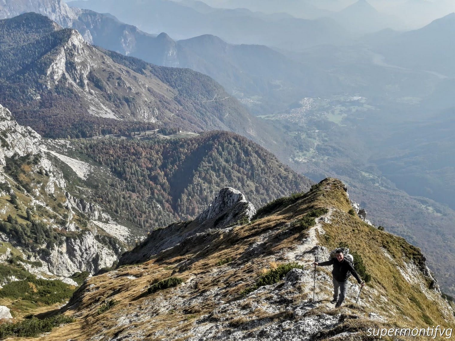 MONTE TINISA DALLA STRADA PER PASSO PURA – SUPERMONTIFVG
