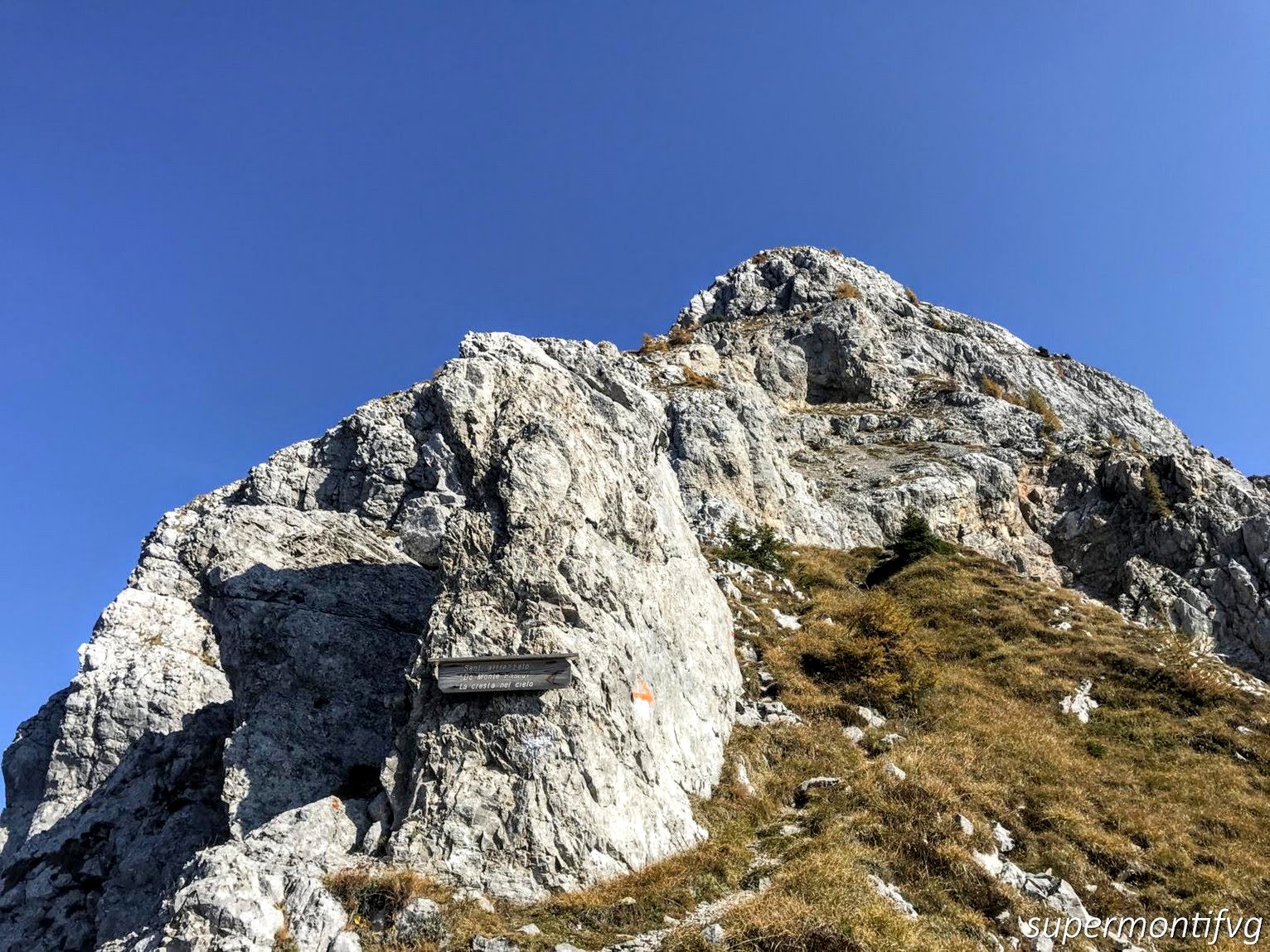 MONTE TINISA DALLA STRADA PER PASSO PURA – SUPERMONTIFVG