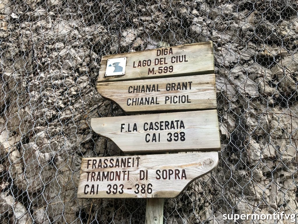 LAGO DEL CIUL da TRAMONTI DI SOPRA – SUPERMONTIFVG